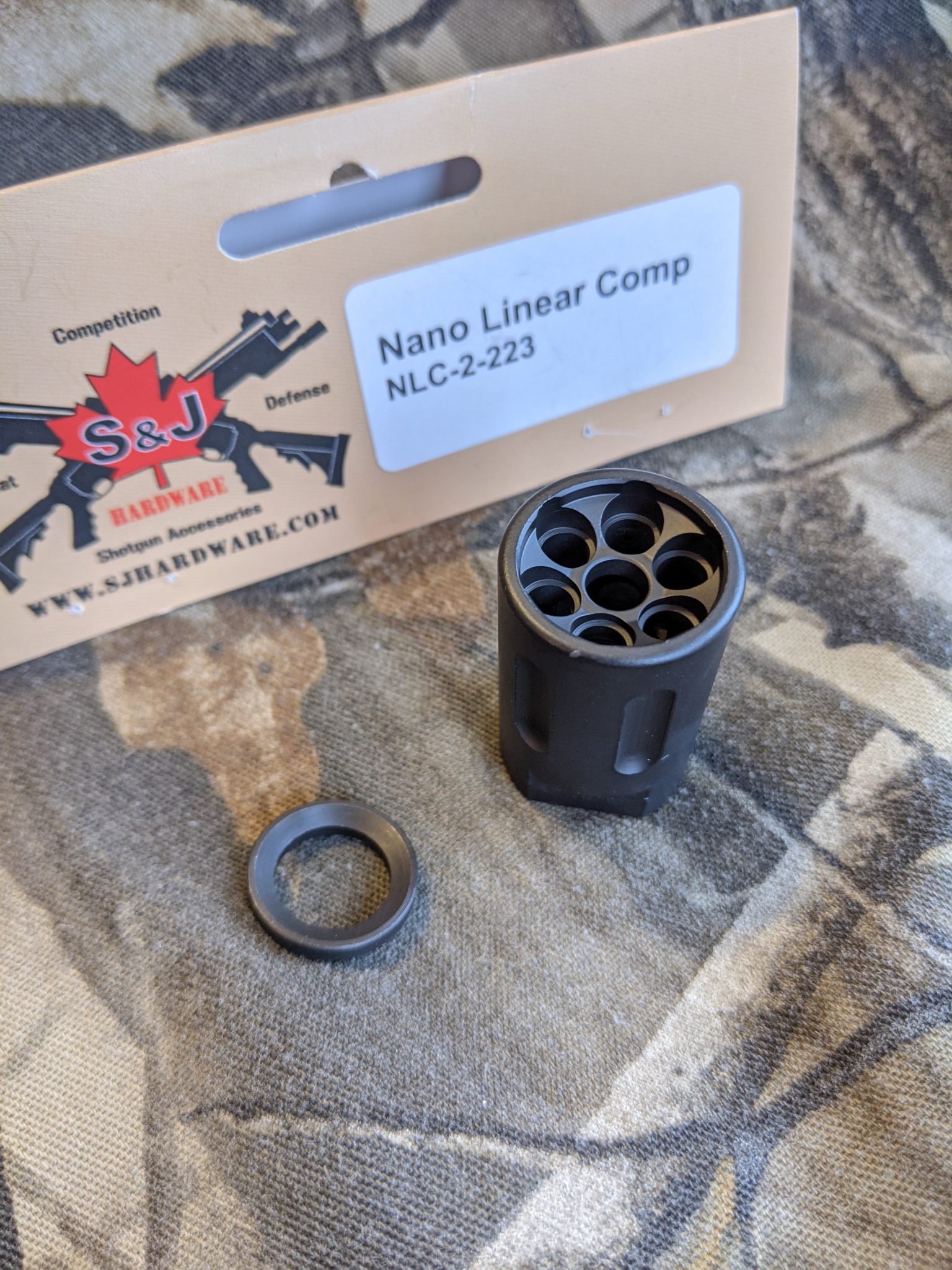 AR15 223 Linear Comp Nano Fluted 1.5" - S&J Hardware USA, dba WOODLAND ...