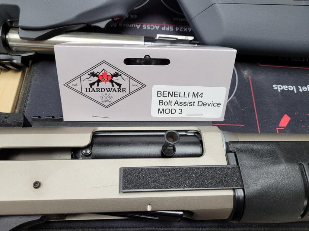 Benelli M4 Bolt Assist Device MOD 3 - S&J Hardware USA, dba WOODLAND ARMORY