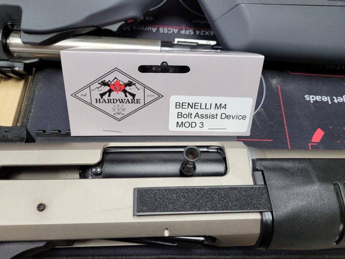 Benelli M4 Bolt Assist Device MOD 3 - S&J Hardware USA, dba WOODLAND ARMORY
